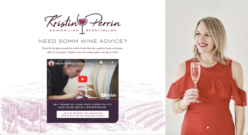 Sommelier + Storyteller - Kristin Perrin Wine